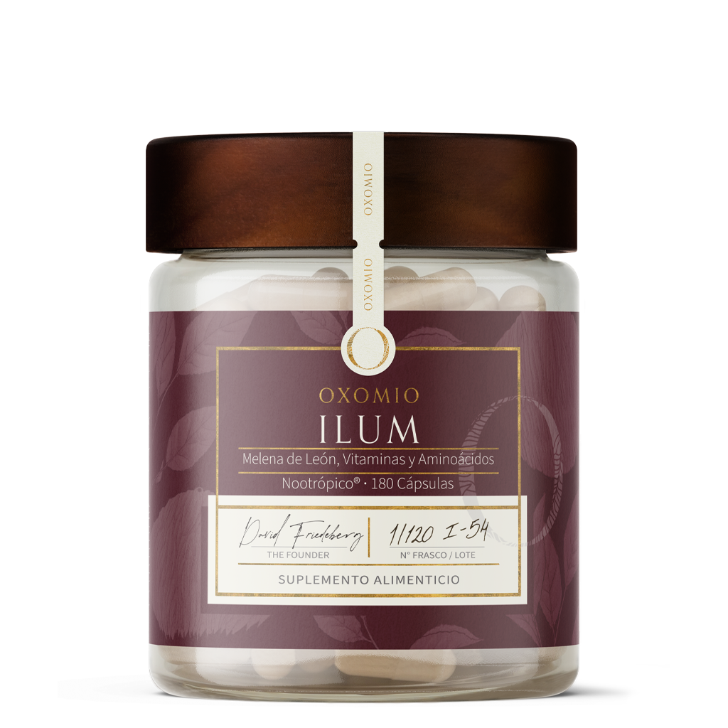 Ilum | Poderosa mezcla nootrópica que energiza la mente | OXOMIO